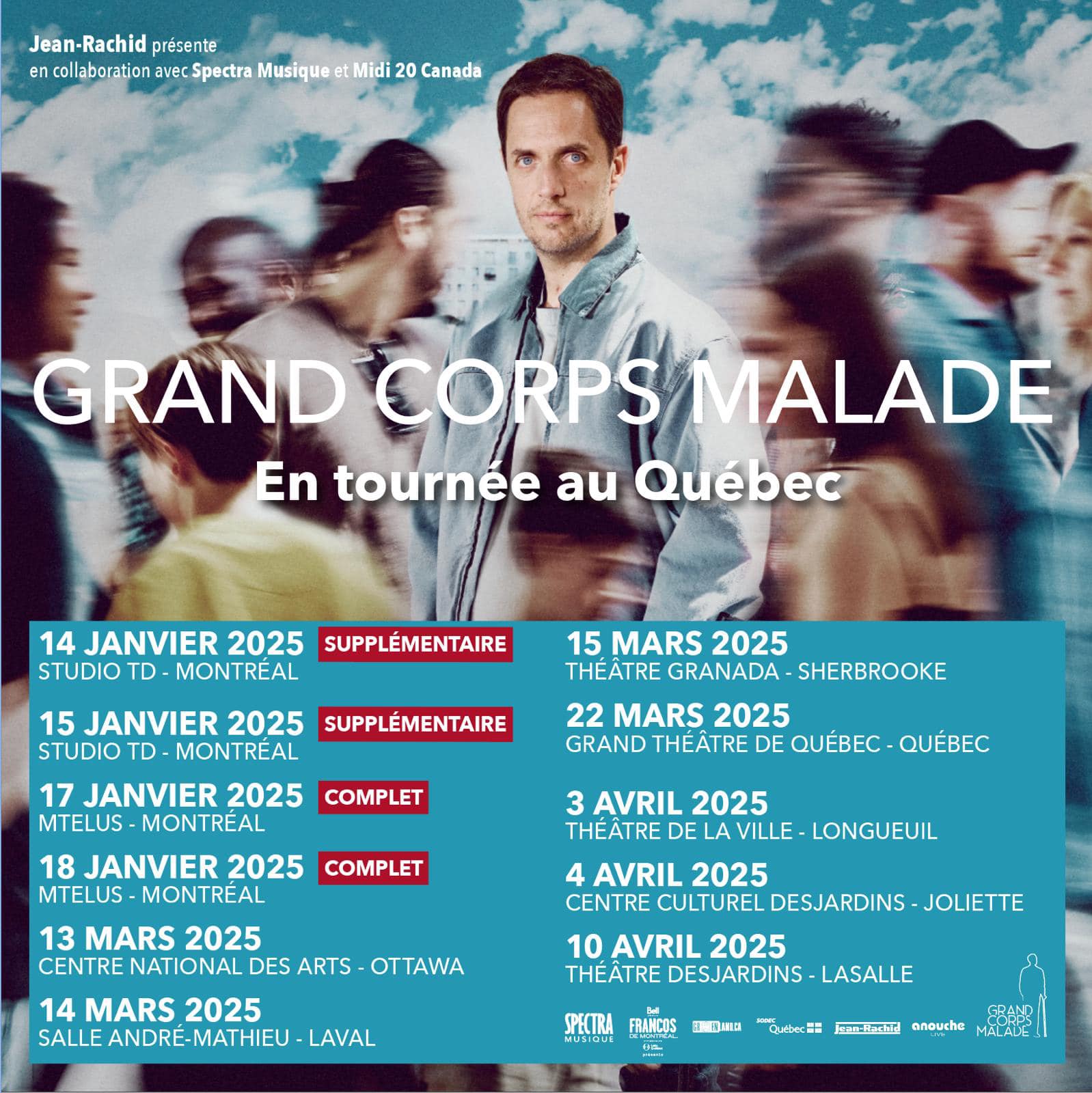 Grand Corps Malade - Nouvel album Reflets