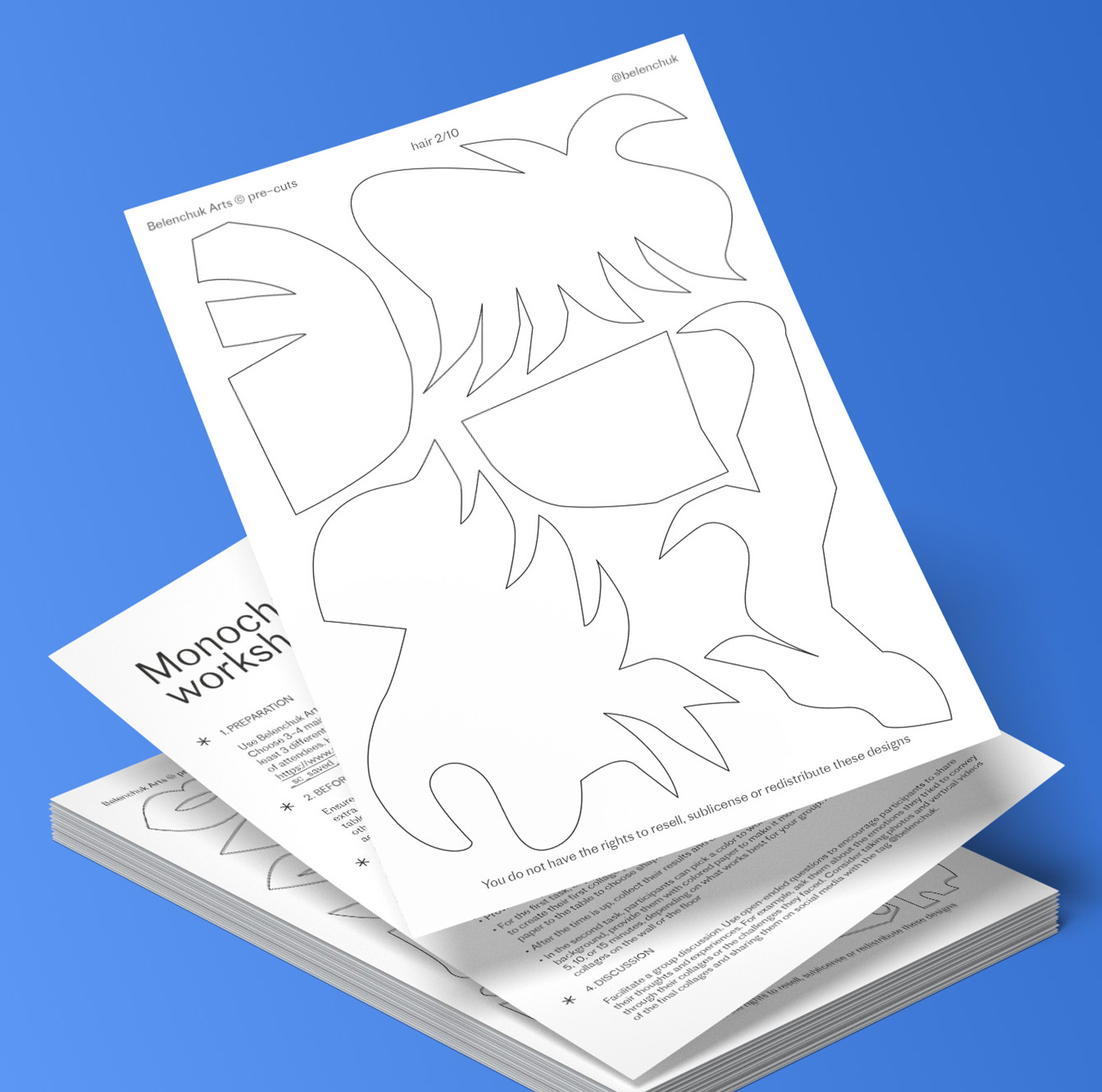 Polina Belenchuk – collage artist based in London