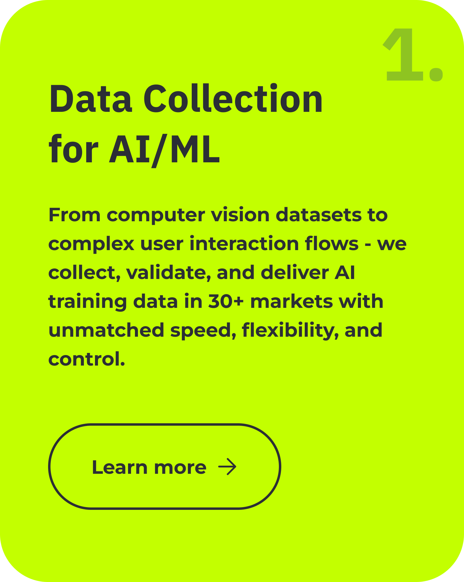 Your expert ground truth data collection partner