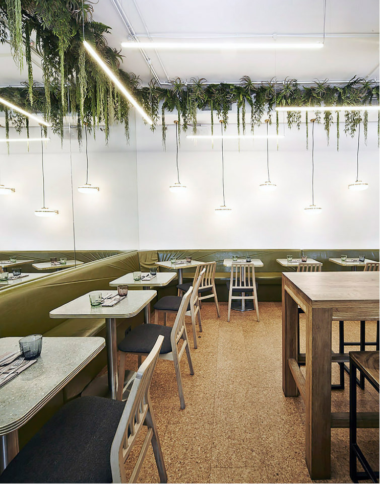 Restaurant interior. The design of the restaurant.