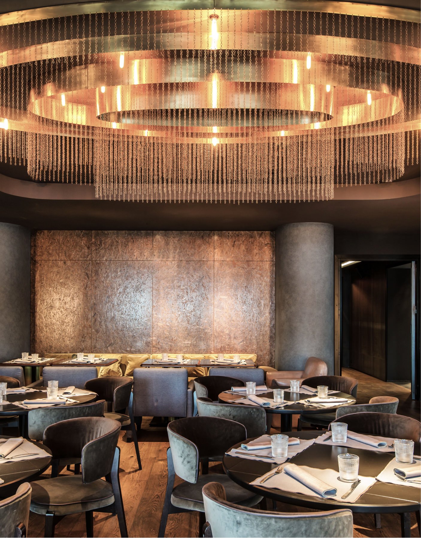 Restaurant interior. The design of the restaurant.
