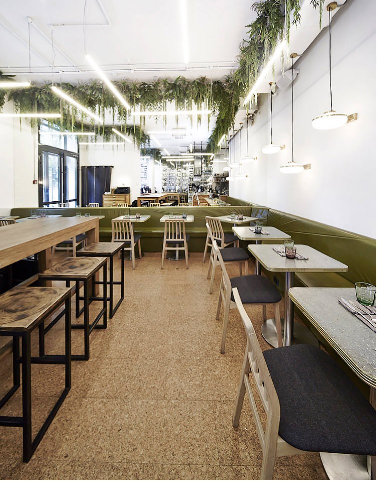 Restaurant interior. The design of the restaurant.