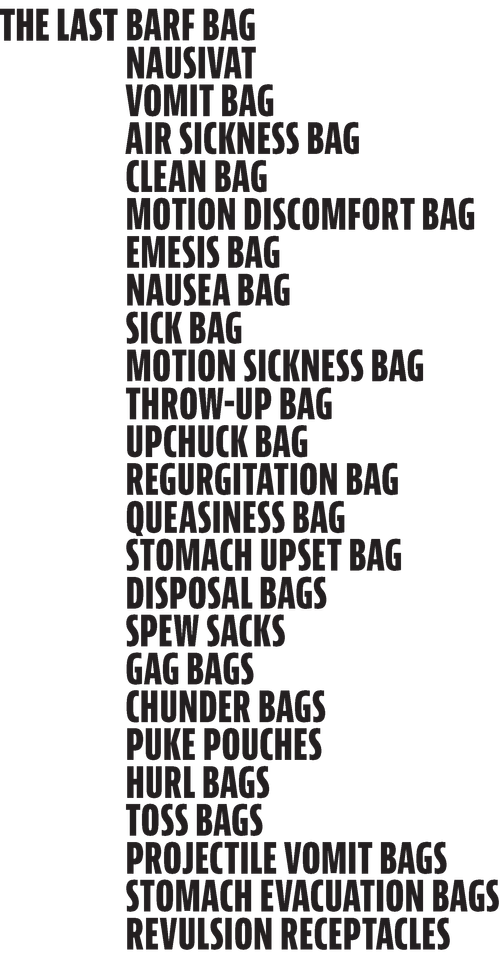 DALLEGRAVE PORTFOLIO — The Last Barf Bag