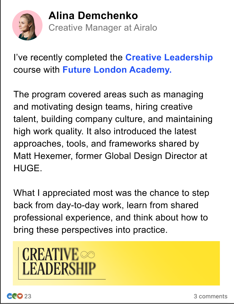Creative Leadership