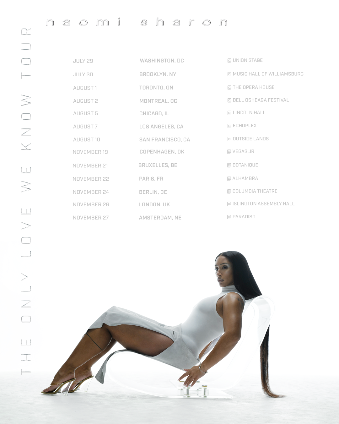 Naomi Sharon — The Only Love We Know Tour