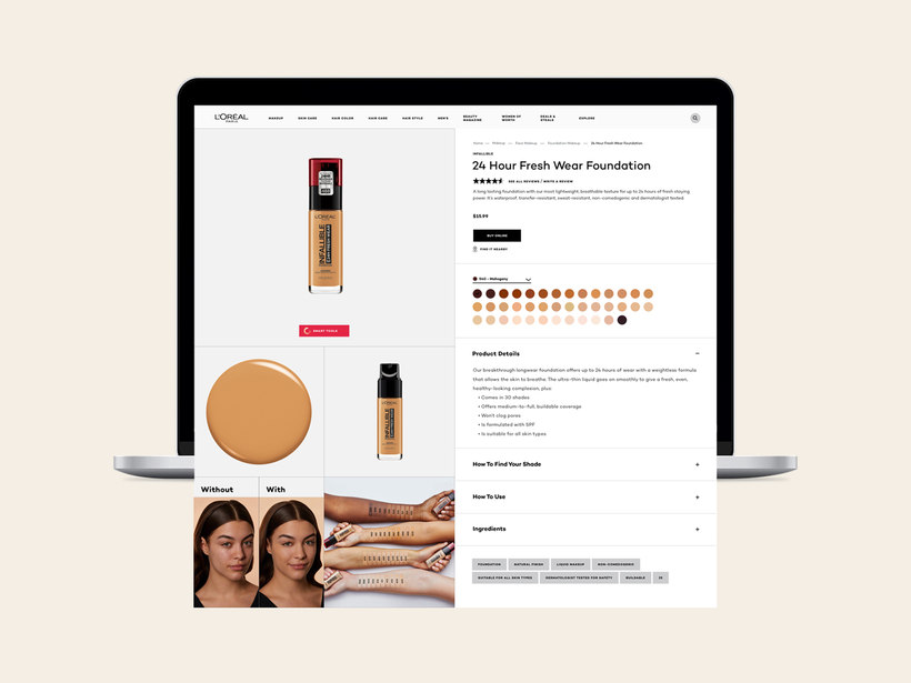 Hannah Packer Portfolio — L'Oréal Paris