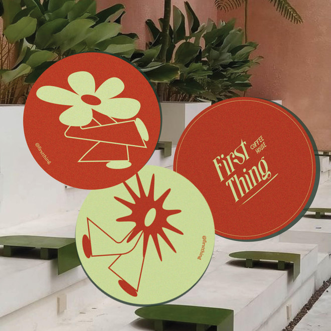 First Thing Coffee House Branding Project